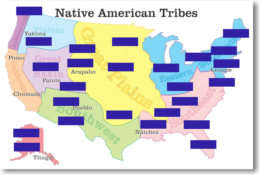 Native American tribal areas Quiz - By lexmith