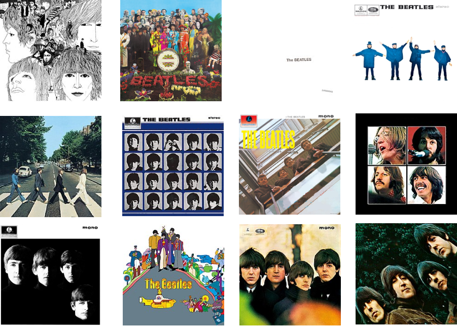 Click the Albums: The Beatles Quiz - By escapehere