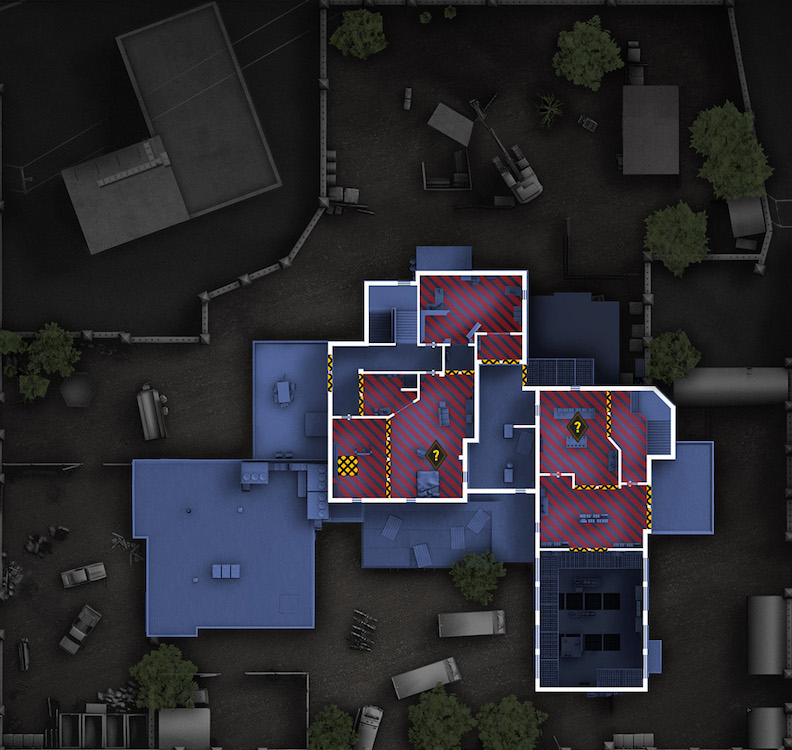 Rainbow Six: Siege - Clubhouse 2F Pro Callout Quiz - By spitballindw