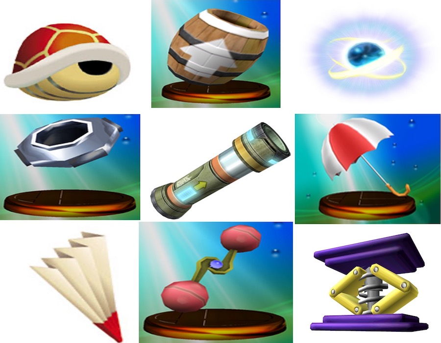 Items not in Super Smash Bros. Ultimate Quiz - By Deleted Account