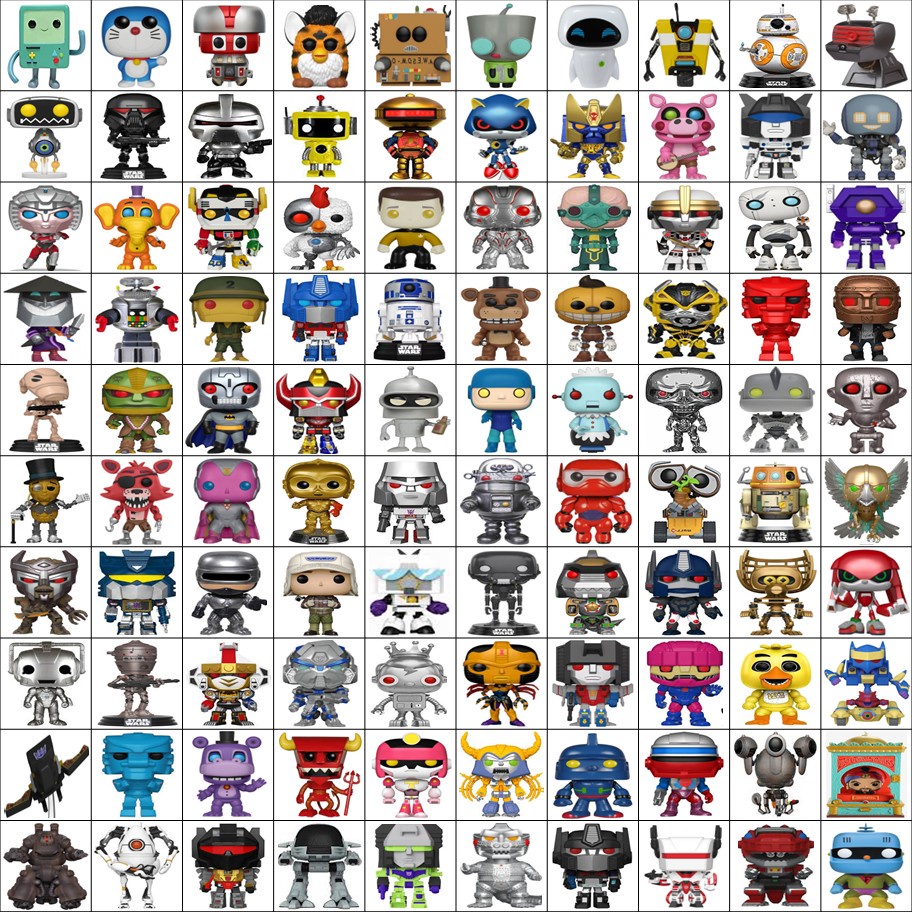 100 Robot Funko Pops Quiz - By ddd62291