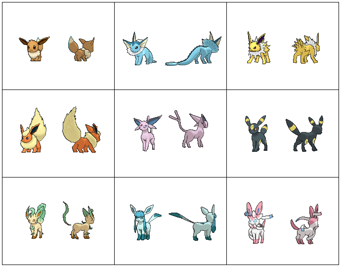 Pokémon Y: Eeveelutions by Pokédex Entry Quiz - By Moai