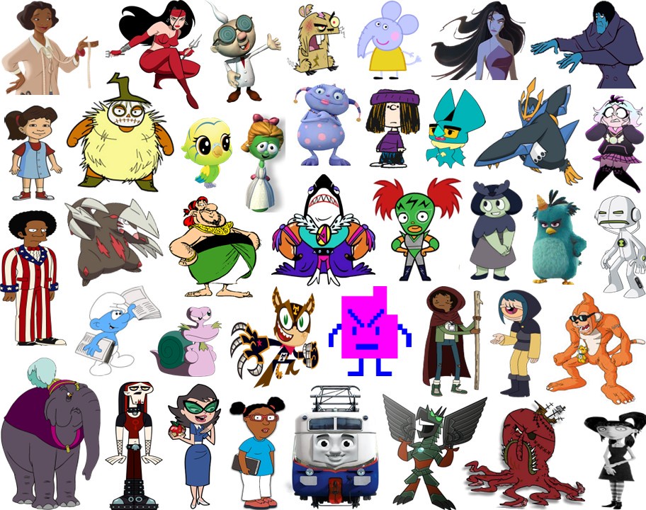 Click the 'E' Cartoon Characters VI Quiz - By ddd62291