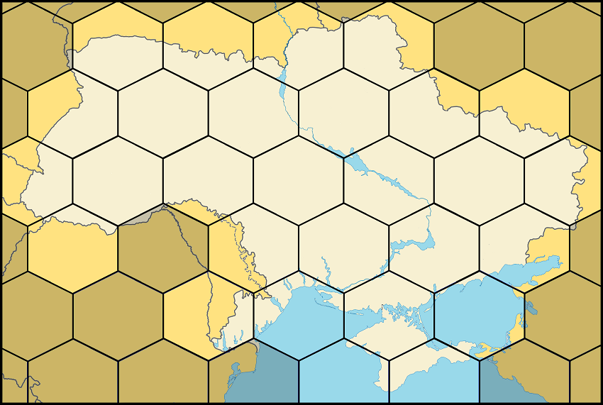 Fill the Hex Map of Ukraine Quiz - By Acntx