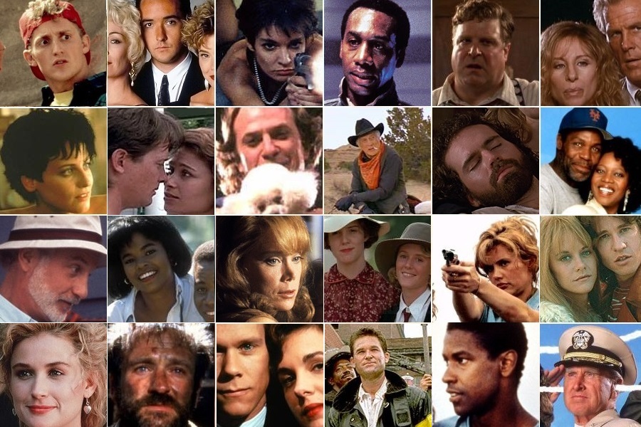 Stars in 24 Movies (1991) Quiz - By DrCbus