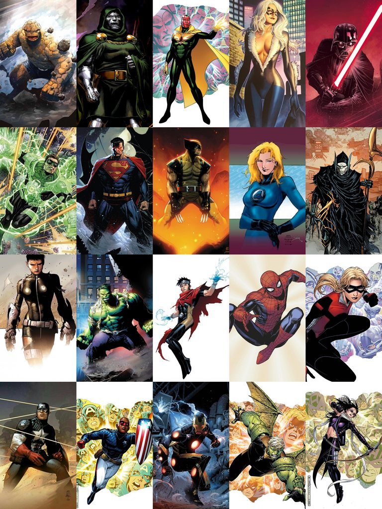 Comic Characters by Artist (Jim Cheung) Quiz - By erinlee26