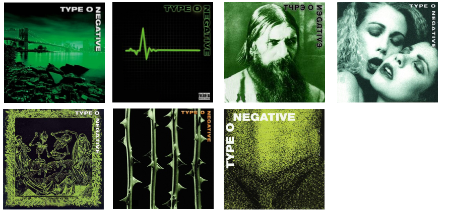 Click the Albums: Type O Negative Quiz - By escapehere