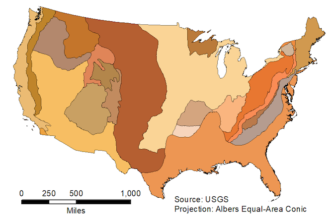 US Physiographic Provinces Quiz - By Patrick_Greylock