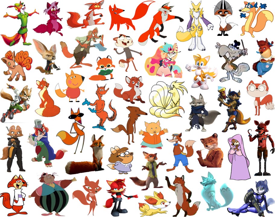 Click the Many Cartoon Foxes Quiz - By ddd62291