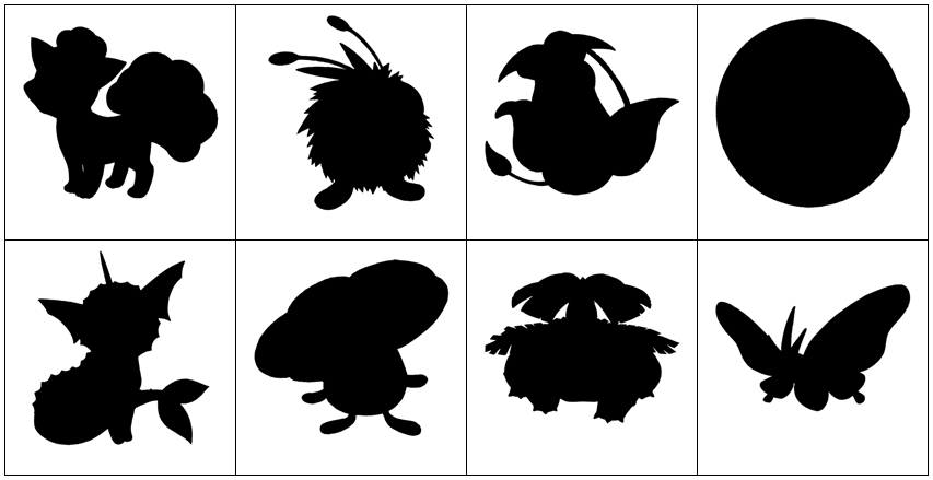 Pokémon: 'V' Silhouettes (Gen. I) Quiz - By Moai