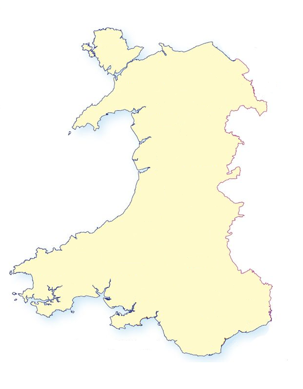 Find the Historic Welsh Counties on a Blank Map Quiz - By lkgo30921