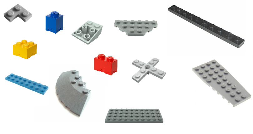 Lego pieces by number of studs Quiz - By Pilgab