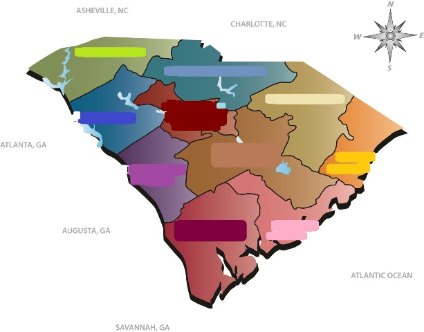 Regions of South Carolina Quiz - By scole9179