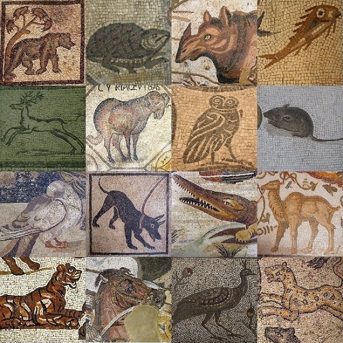 Latin Animals on Roman Mosaics Quiz - By Chunklets
