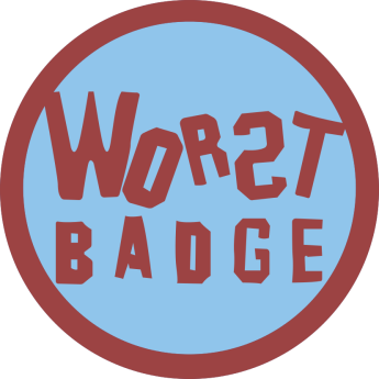 Sporcle Badge: Worst. Badge. Ever.