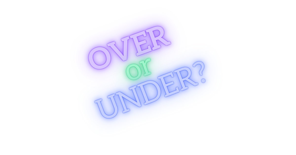Over/Under Quizzes Quiz Playlist - By jenniferyan