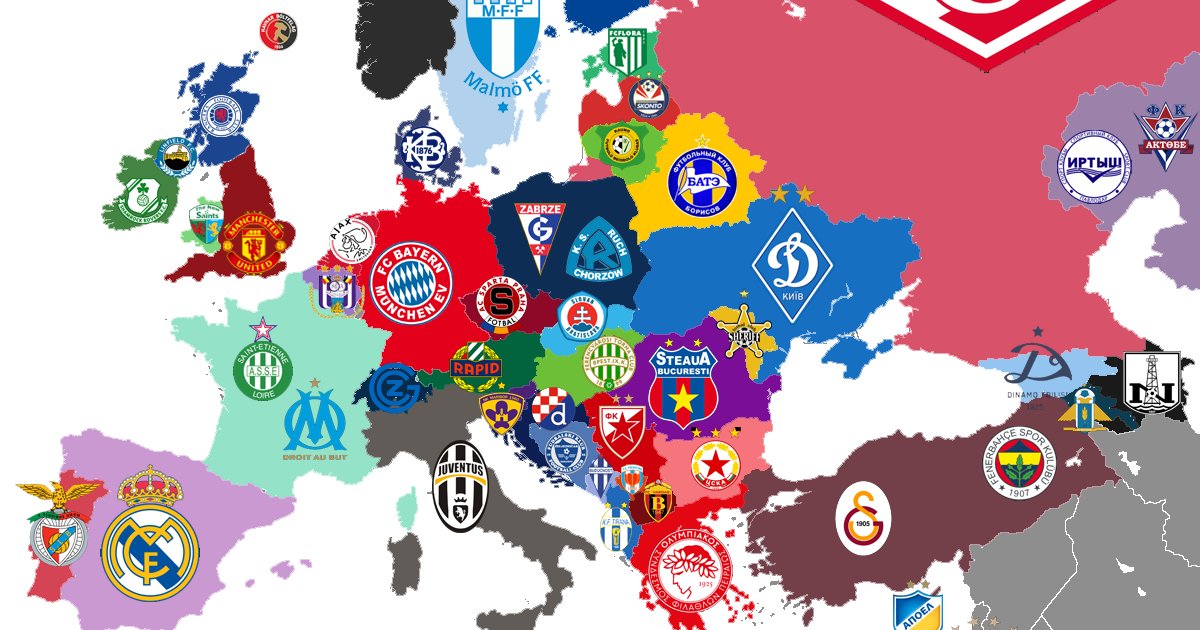 Build Europe with Football Teams Quiz Playlist - By bortoluka