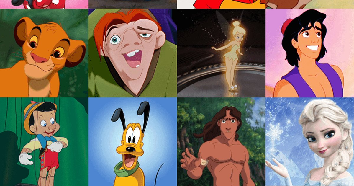 Disney Character Maps Quiz Playlist - By Thebiguglyalien