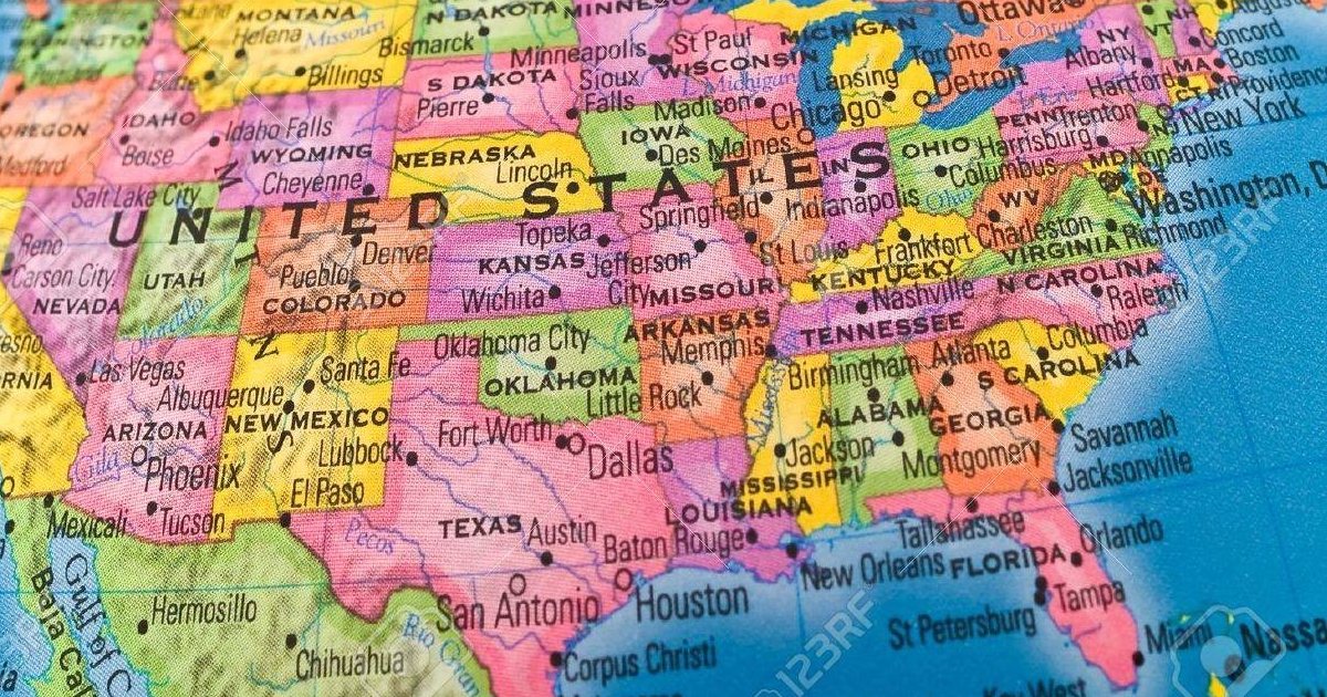 50 US Cities on a map Quiz Playlist - By Robzle