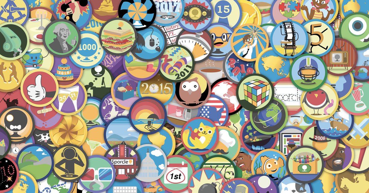 Click-a-Badge Quiz Playlist - By geronimostilton