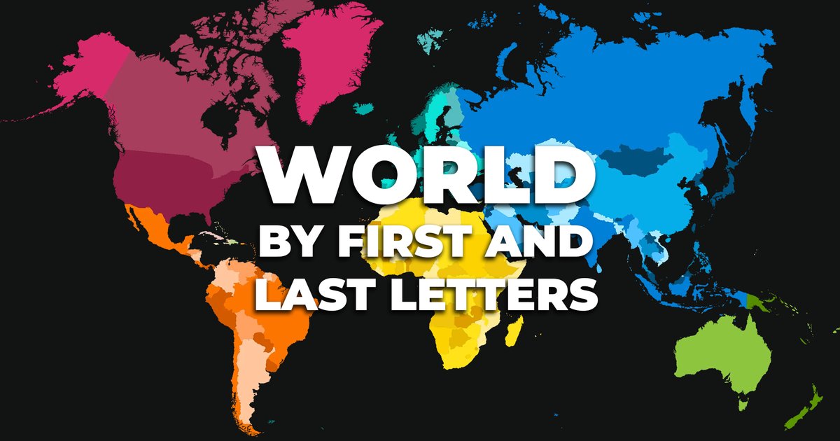 The World By first And Last Letters Quiz Playlist - By marinanassraween